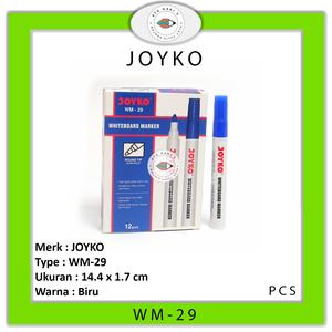 Jual Whiteboard Marker / Spidol Papan Putih Joyko WM-29 BIRU ( PerPC ...