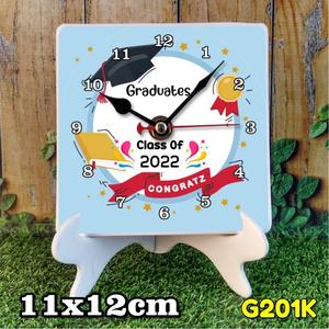 Jual Jam Meja Custom Souvenir Edisi Graduation Wisuda Seri 02 11x12cm ...