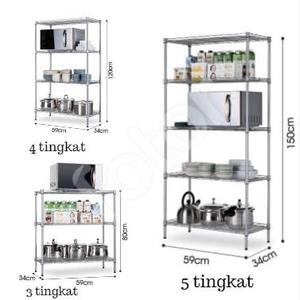 Jual Rak Besi Serbaguna 4 Tingkat Krisbow - 4 tingkat - 3 tingkat ...