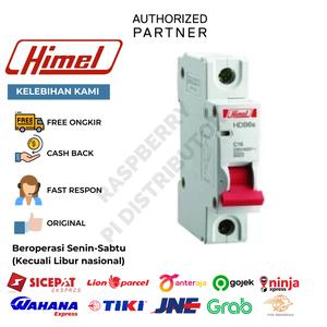 Jual MCB Miniature Circuit Breakers HIMEL HDB6sN1-6A 6kA 1 Pole - Jakarta Barat - Raspberry Pi ...
