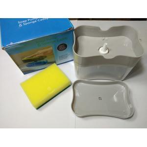 Jual Tempat Sabun Cuci Piring - Soap Pump Sponge Caddy Dispenser Spons ...