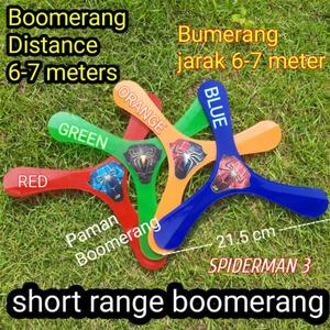 Jual Boomerang Indoor Jarak 5 Meter Motif Spiderman 3 - Biru - Kab ...