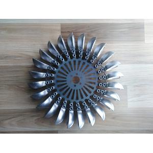 Jual AGShop Roda Turbin Air Pelton dengan 24 Sendok Aluminium, Diameter ...