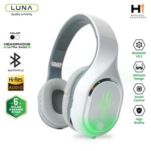 Jual Luna Headset Bluetooth Gaming Headphone Music With Mic 9D Dynamic ...