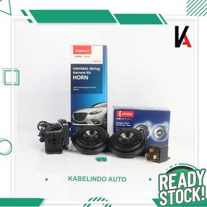 Jual KLAKSON DENSO DISC 12V DENGAN KABEL RELAY BOSCH D3500 - MOBIL ...