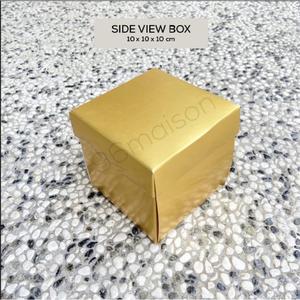 Jual SIAP GOJEK GOLD GIFT BOX 10x10x10 PACKAGING KOTAK KADO HAMPERS HOT ...