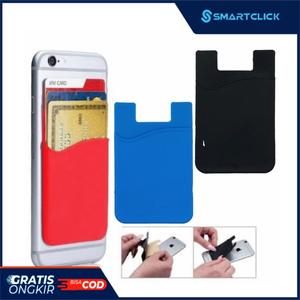 Promo Silicone Card Holder For Phone Stiker Sticker Slot Kartu Tempel ...