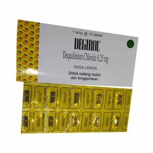 Jual DEGIROL LOZENGES TAB STRIP 10'S - Kab. Tangerang - Apotek Sumber ...