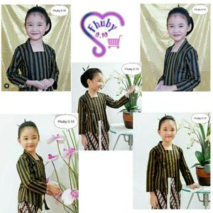 Jual Kebaya Lurik Anak Balita /Kebaya lurik jawa Anak /Baju Adat Anak ...