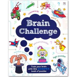 Jual Brain Challenge Book Train Your Brain with This Bumper Book of ...