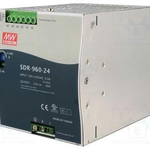 Jual Power Supply Mean Well SDR-960-24 24V 40Ampere Single Phase 200 ...