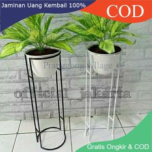 Jual Standing Pot new model tabung/ dudukan pot Belah Dua - TINGGI 40CM ...