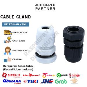 Jual KABEL GLAND PVC PG7 PG-7 PG 7/CABLE GLAND PVC HITAM-PUTIH - Hitam ...