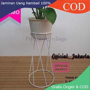 Jual STANDING POT BESI MINIMALIS / DUDUKAN POT MODEL MIRING - BELUM DI ...