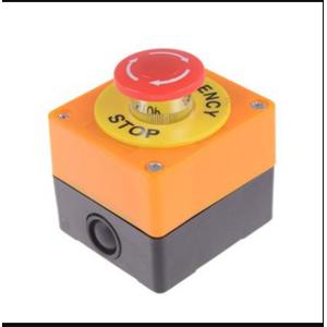 Jual PUSH BUTTON TOMBOL EMERGENCY STOP 22mm 1 NC PLUS BOX Plus Name ...