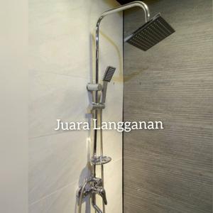 Jual Shower Tiang Set Kran panas dingin . Kran shower panas dingin ...