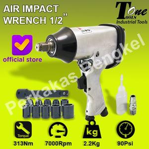 Jual Air Impact Wrench 1/2" Mesin Buka Baut Angin Kompressor Sok Socket ...