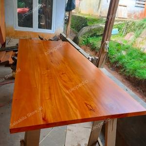 Jual Table top kayu mahoni/costum top table kayu mahoni 100x60x3cm ...