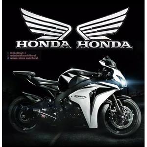 Jual Emblem logo honda sayap original silver chrome untuk motor vario ...