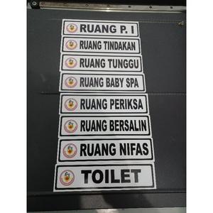 Jual Sign Label Sign Board Acrylic Akrilik papan Nama ruangan bidan ...