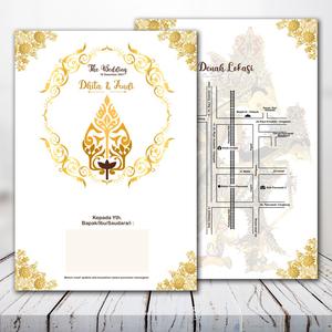 Jual UNDANGAN PERNIKAHAN TEMA WAYANG GOLD SIMPLE UNIK RUSTICE MURAH ...