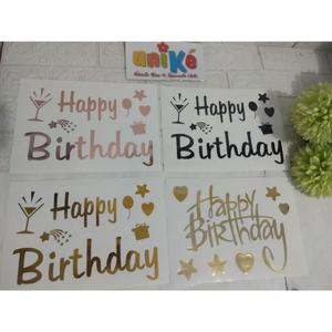 Jual Stiker Balon PVC Ready Stok / Sticker Balon Bening Transparan Bobo ...