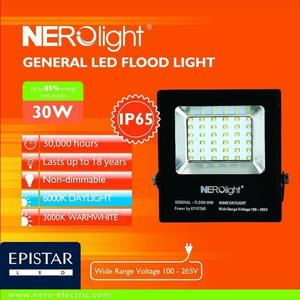 Jual NEROLIGHT GENERAL BRIGHT LED FLOOD LIGHT - 30W / IP65 3000K ...