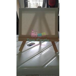 Jual Mini canvas dan easel set, papan tulis bahan canvas, - Kota ...