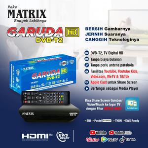 Jual SET TOP BOX DVBT2 RECEIVER MATRIX GARUDA HD - Kota Bandung ...