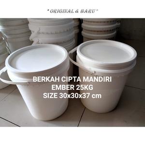 Jual OLS- ember cat 25 liter/ember bekas plastik /pail plastik 25 ...