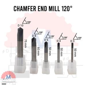 Promo Chamfer endmill 3F 120 derajat lurus V bit Endmill CNC router ...