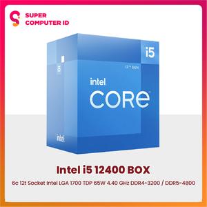 Jual Processor Intel Core i5 12400 2.5GHz Up To 4.4GHz Box Socket LGA ...