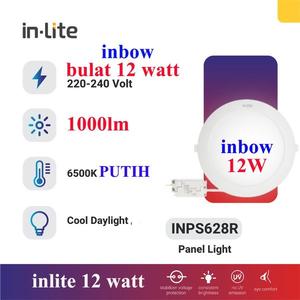 Jual GE LAMPU PANEL LED 12W INBOW BULAT INPS628R DOWNLIGHT INLITE ...