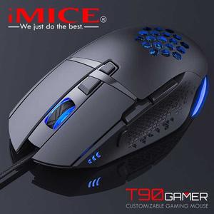 Jual iMice Wired Gaming Mouse LED 7200 DPI - T90 - Hitam - Jakarta ...