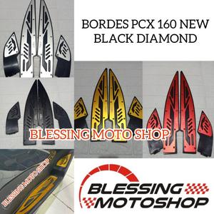 Jual bordes black diamond pcx 160 new karpet pcx new bordes pcx 160 new ...