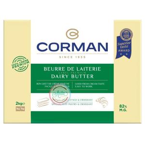 Jual Corman Butter Sheet 82% Fat untuk Puff Pastry, Croissant [Ori 2 kg ...