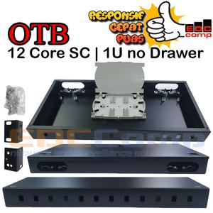 Jual Fiber Optic OTB 12 Core SC | 1U no Drawer ODF OTB 12 Core Kosong ...