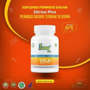 Promo suplemen peninggi badan Anak/ Dewasa remaja Z grow / Zevit Grow ...