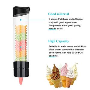 Promo Ice cream cone dispenser waffle cone dispenser holder Cicil 0% 3x ...