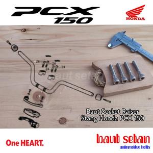 Jual Baut Socket Raiser Honda PCX/ Baut Stang Honda Pcx 4.Pcs - Kota ...