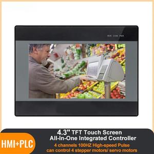 Jual Stepper/Servo Motor HMI PLC Integrated Controller Touch Panel 4.3 ...