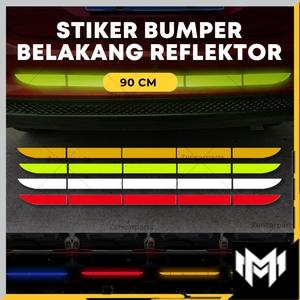 Jual Stiker Reflektor Bumper Belakang Mobil Sticker Reflective 3D Truk ...