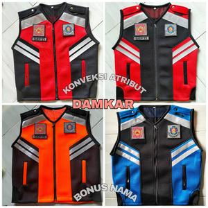 Jual Rompi damkar pemadam kebakaran - hitam merah, XXL - Kab. Bandung ...