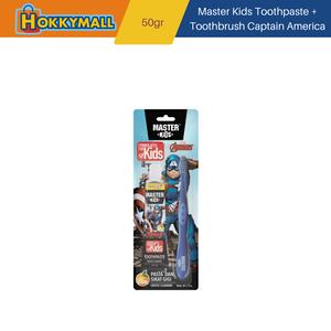 Promo Master Kids Toothpaste + Toothbrush Captain America 50gr ...