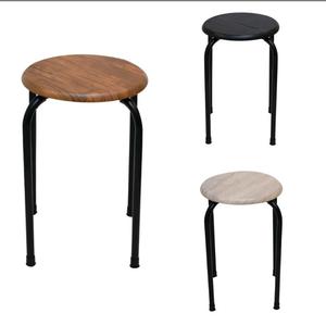 Jual kursi besi - bangku kafe - kursi baso - kursi kecil - Abu abu ...