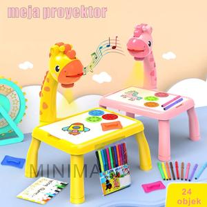 Jual Meja Menggambar Dengan Proyeksi Gambar Berwarna / Drawing ...