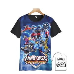Jual Kaos Miniforce Anak Printing 3D Kaos Kartun TV Series #LP3D-668 ...
