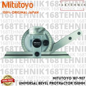 Jual MITUTOYO 187-907 UNIVERSAL BEVEL PROTRACTOR 150MM / BEVEL 6 INCH ...
