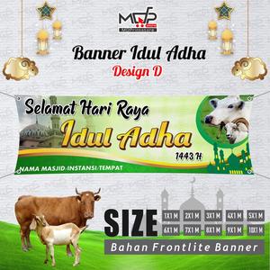 Jual SPANDUK IDUL ADHA 4X1 LEBARAN HAJI CUSTOM NAMA INSTANSI ...