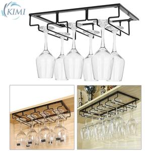 Jual GA551 Iron Hanging Wine Glass Cup Rack Shelf Holder Hanger ...